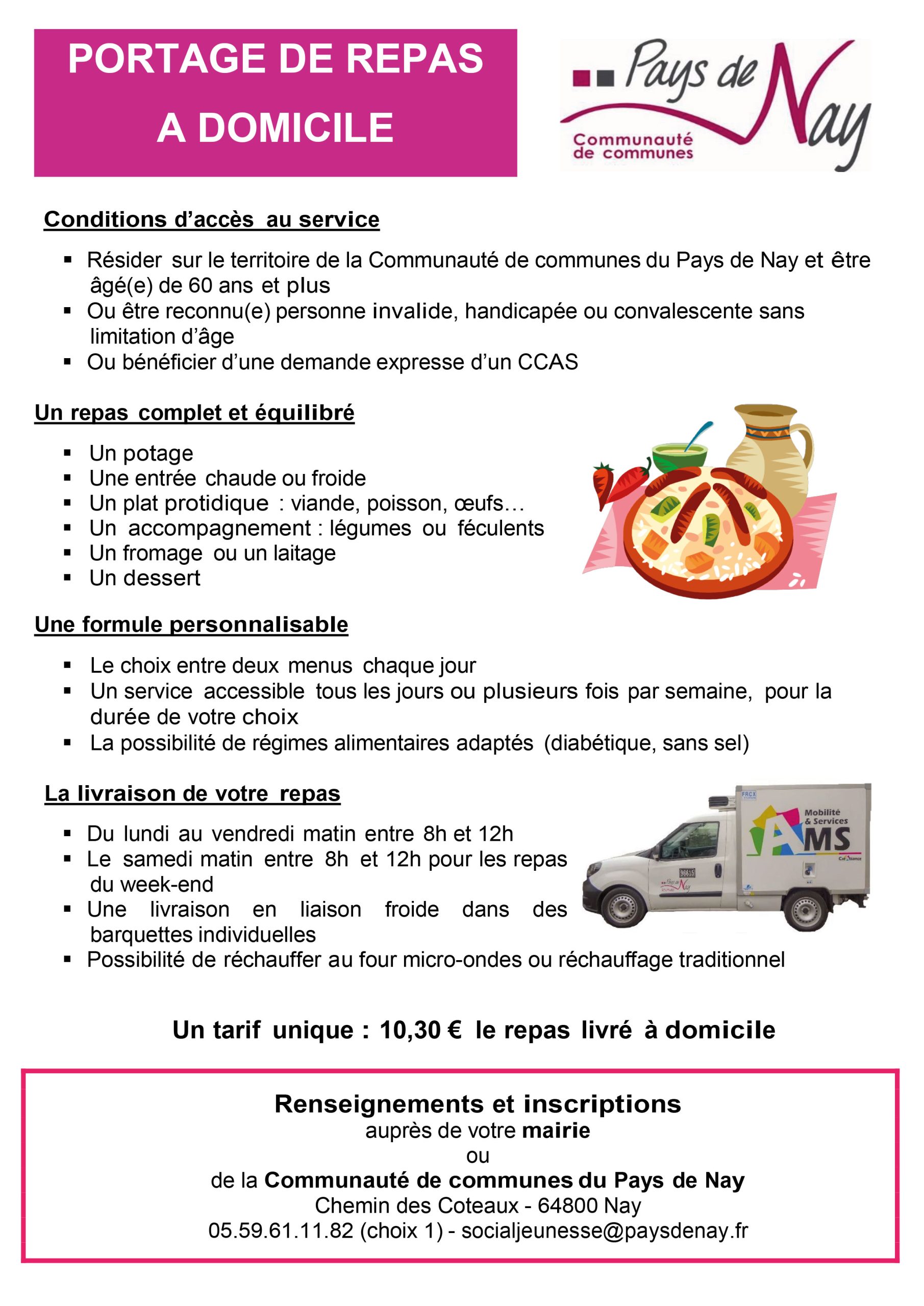Le service portage de repas à domicile - eMag Pays de Nay